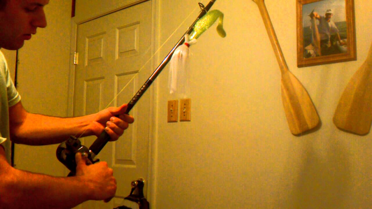 How to rig a tandem rig onto your rod - YouTube