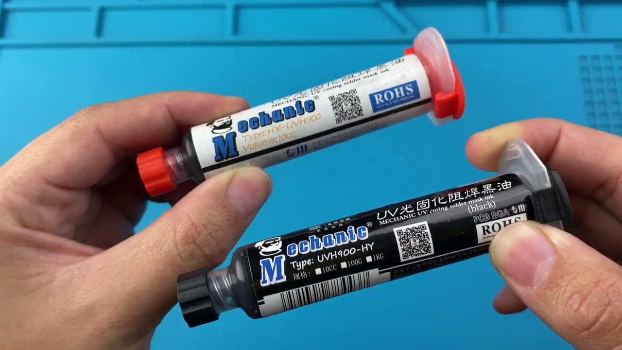 Tinta Uv Pcb Mascara Uv Mechanic Uvh900 10Cc Seringa Preta - CELLMASTER ...