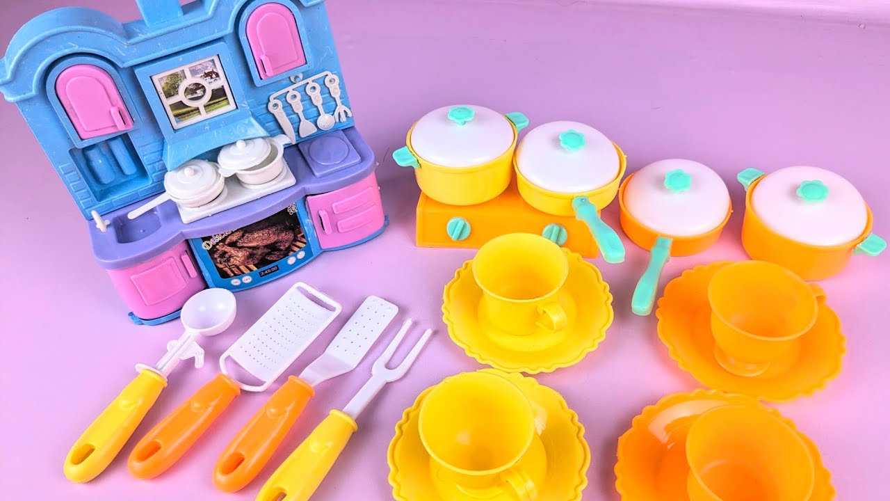 4 Minutes Satisfying with Unboxing Modern Kitchen Set | Toys | ASMR ...