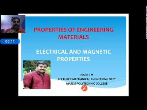 Properties of engineering materials Electrical and Magnetic properties ...