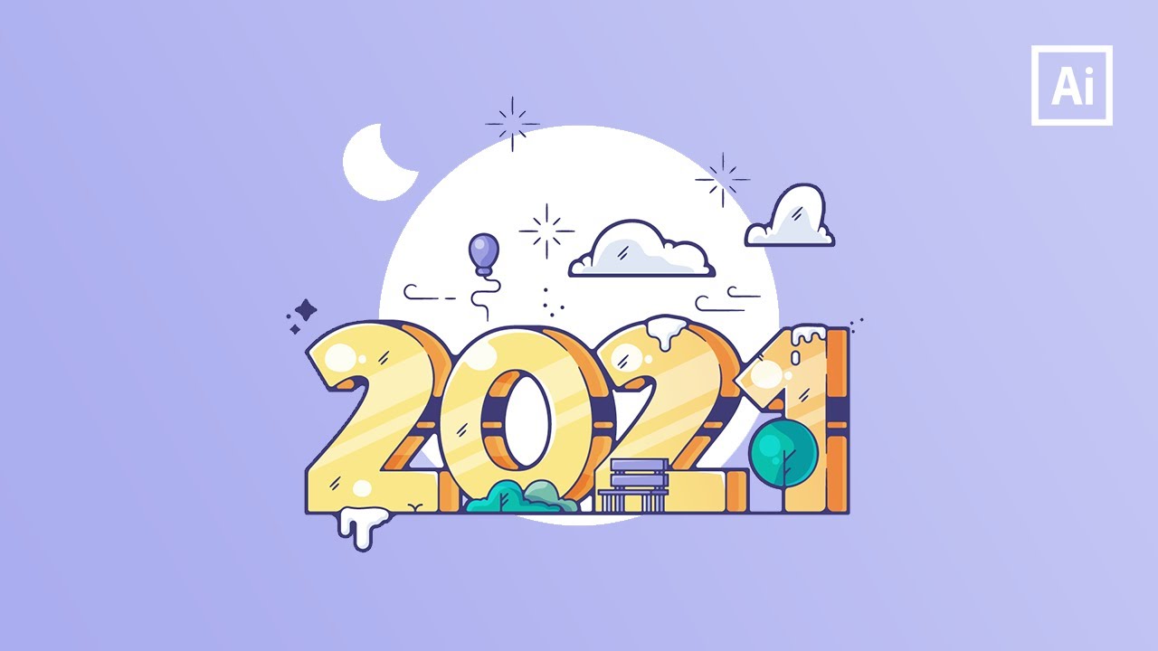 New Year | Adobe Illustrator - YouTube
