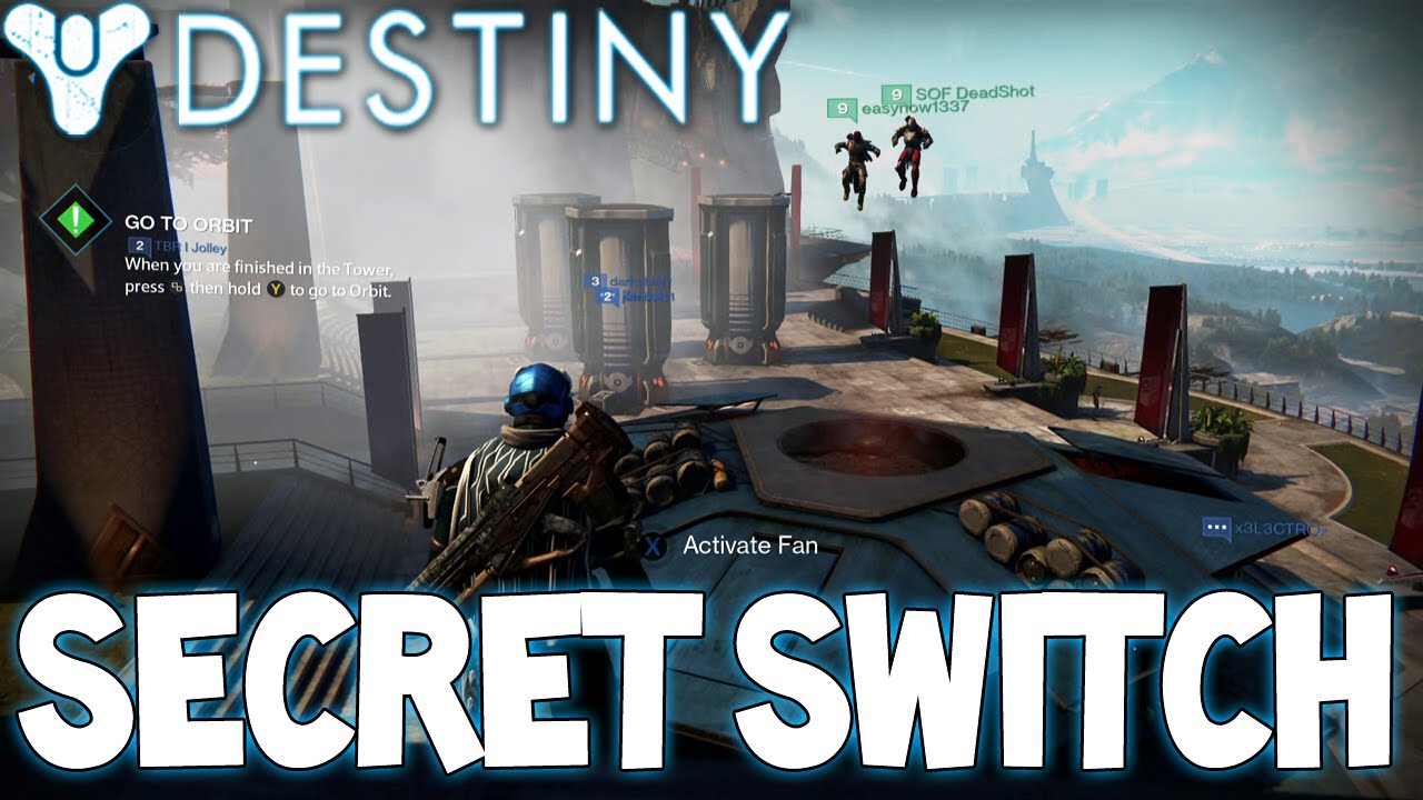 Destiny: Fun "SECRET HIDDEN" Switch - Activates Giant Fan - Make Your ...