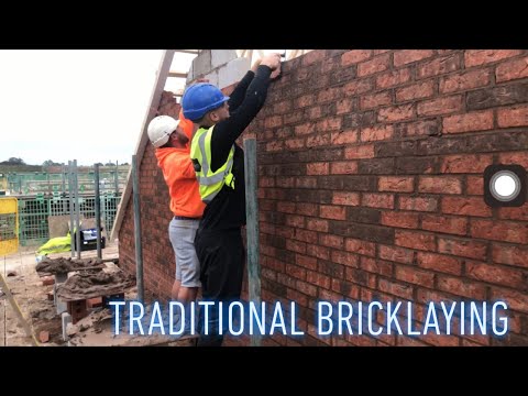 Satisfying Traditional bricklaying! - YouTube
