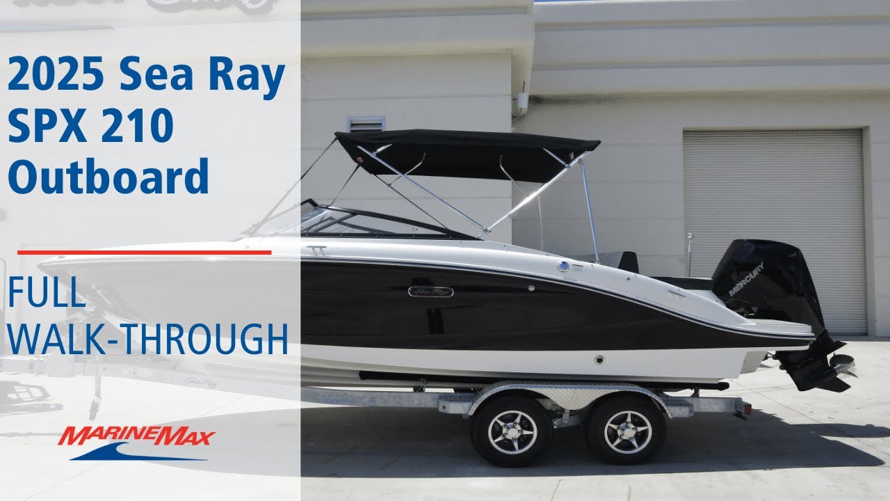 2025 Sea Ray SPX 210 Outboard | MarineMax Stuart - YouTube
