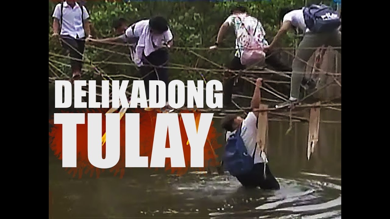 24 Oras: Estudyanteng dumadaan sa sirang hanging bridge, nahulog sa ...