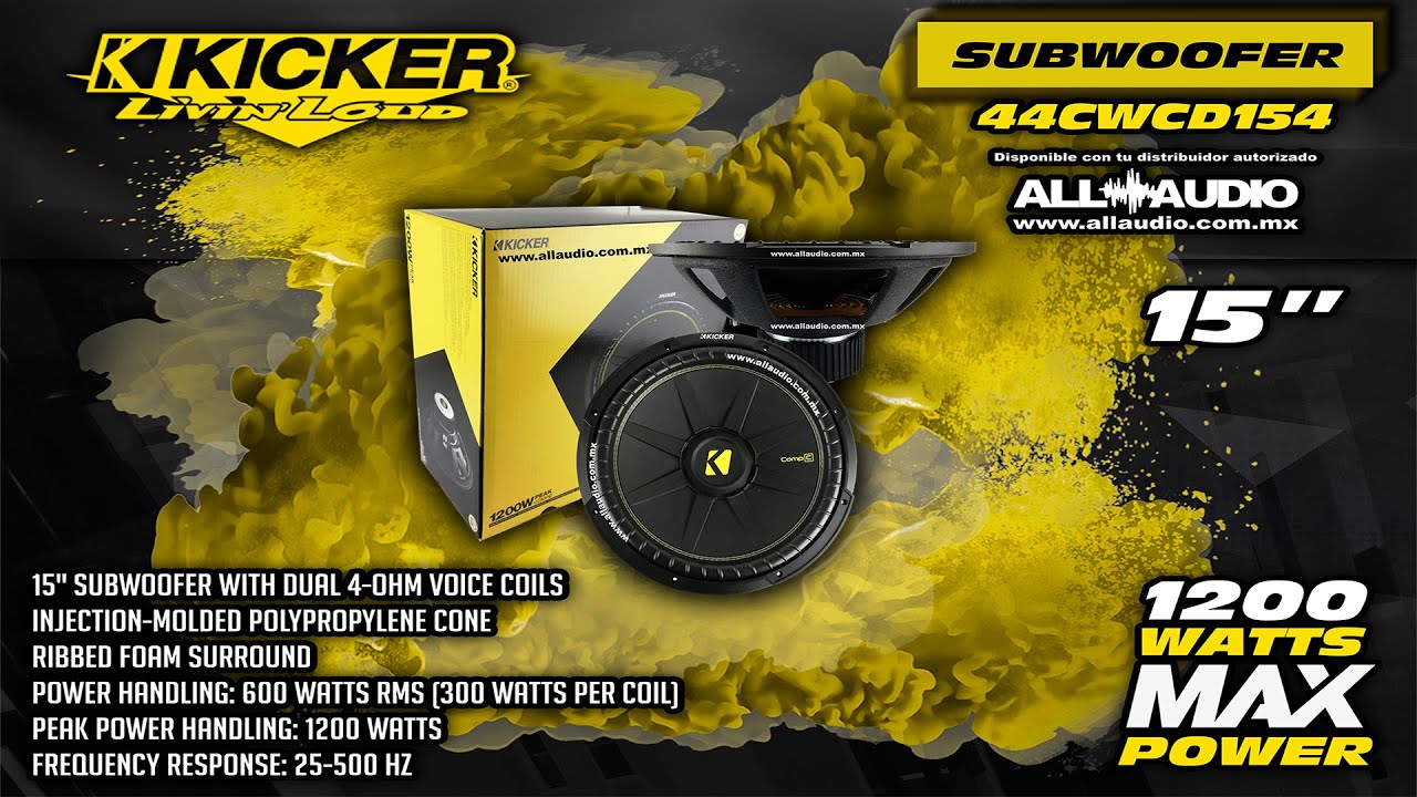 UnBoxing - KICKER 44CWCD154 - YouTube