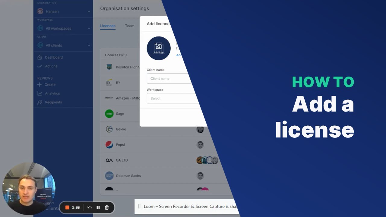 HOW TO: Add a license - YouTube
