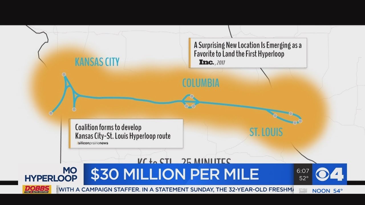 Final report on Hyperloop between Kansas City-St. Louis to be released today - YouTube
