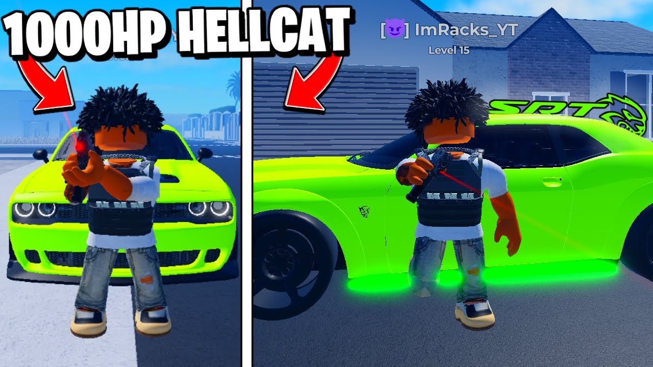 I USED A 1000HP HELLCAT IN ROBLOX CALI SHOOTOUT - YouTube
