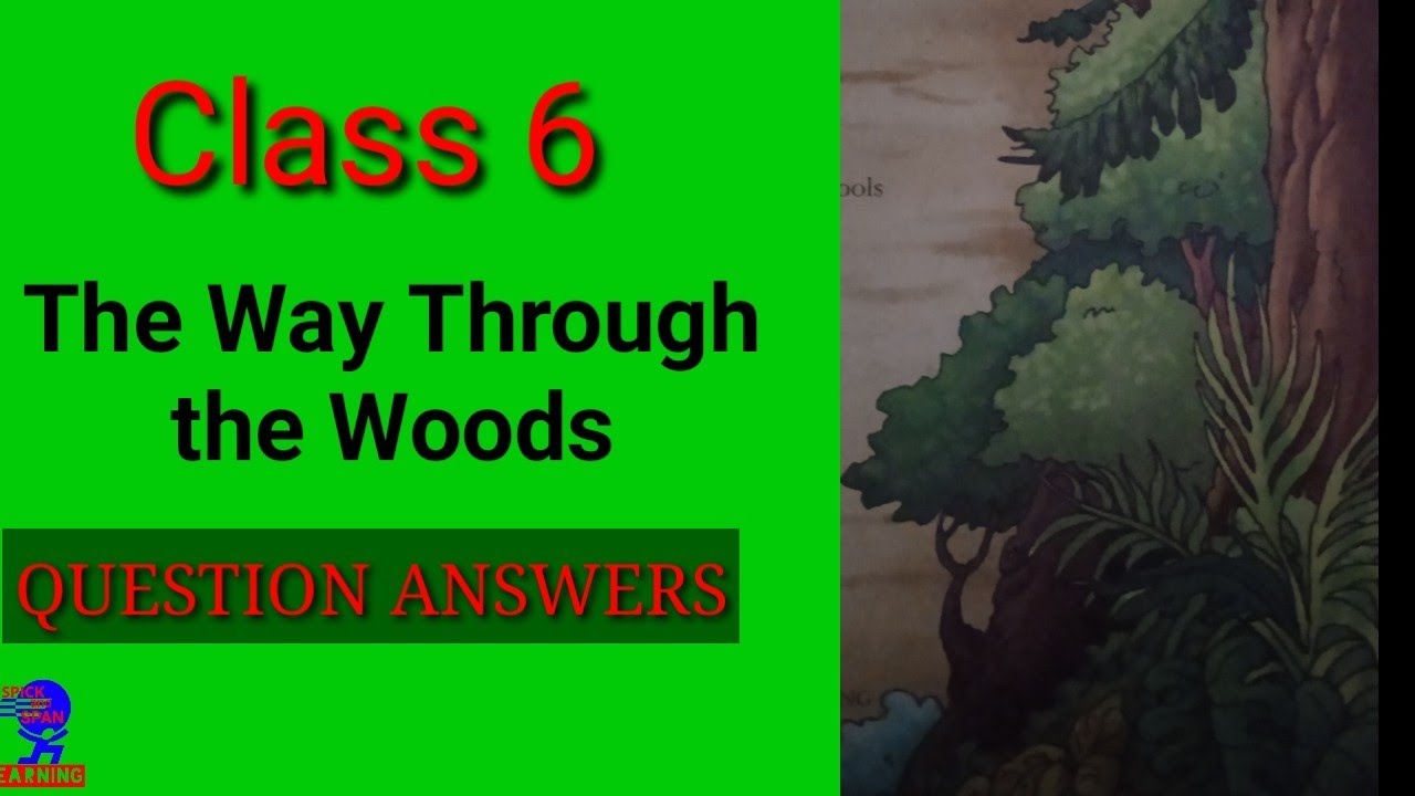 class 6 poem The way through the woods question answers - YouTube