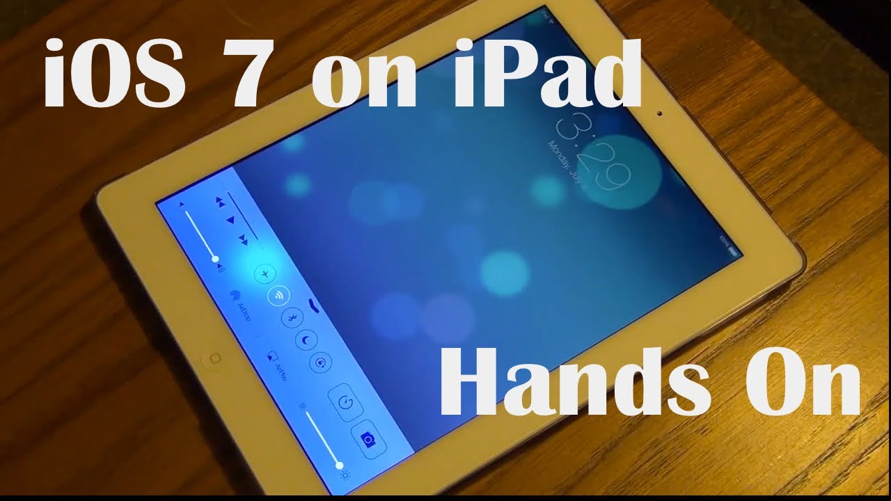 iOS 7 on iPad - Tips, Tricks, and Hands On - YouTube
