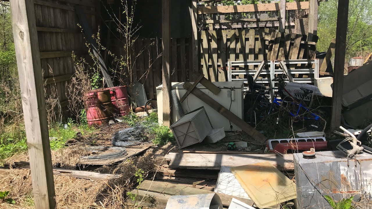 Old barn clean out - YouTube