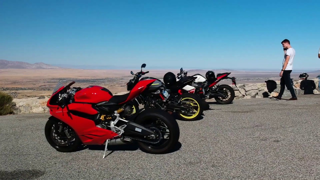 Drone's eye view of a motorcycle ride through Montezuma Valley Road ...
