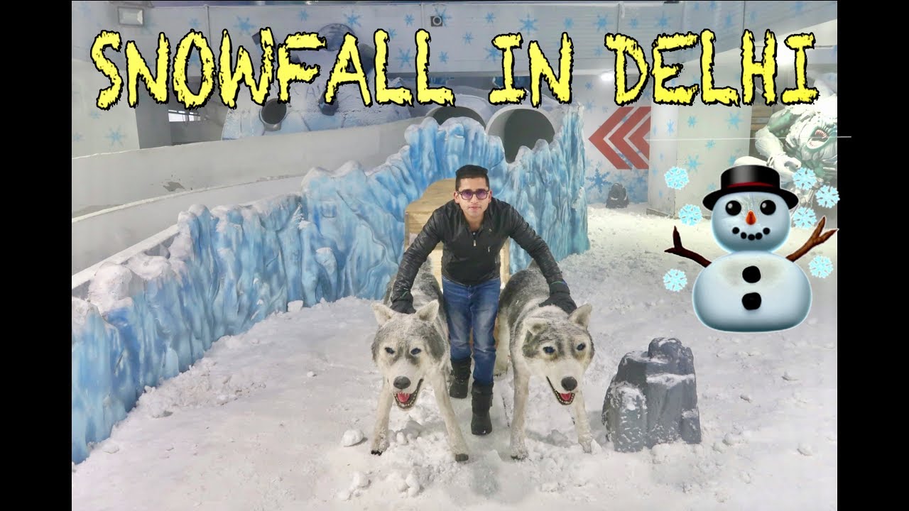 FIRST EVER SNOWFALL IN DELHI NCR 😨⛄️ - YouTube