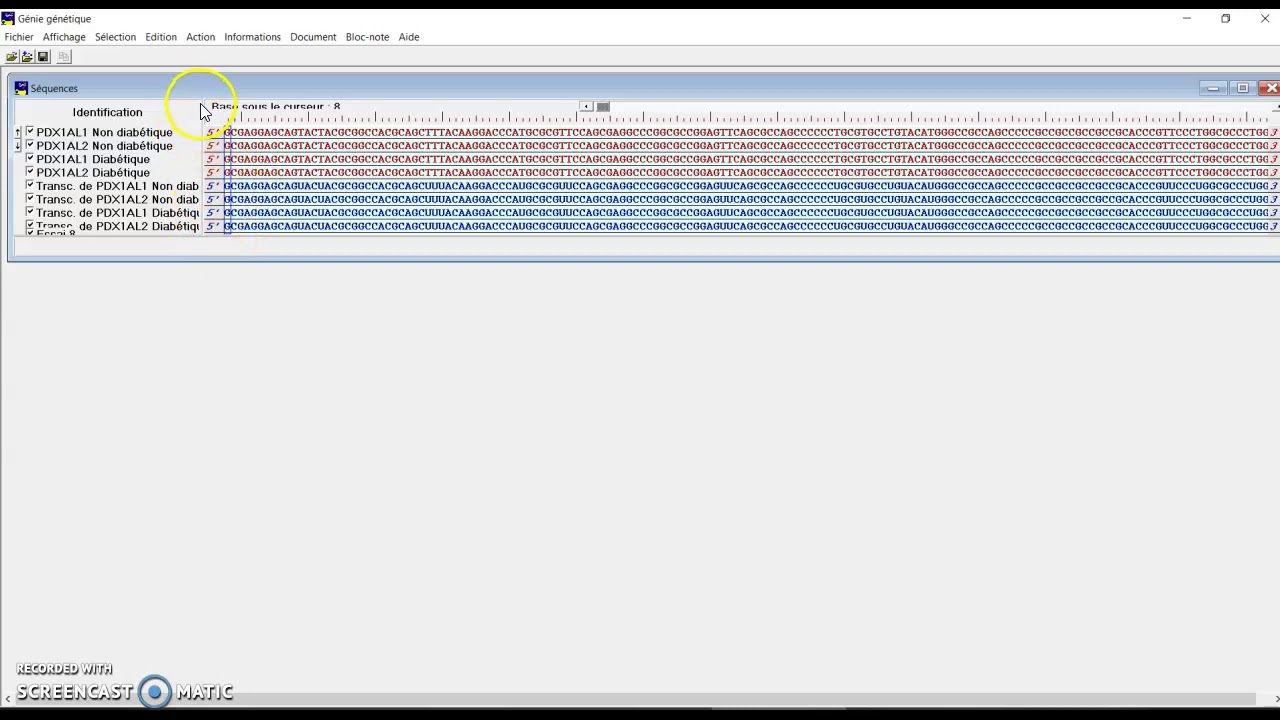 Tutoriel GenieGen comparaison gènes - YouTube
