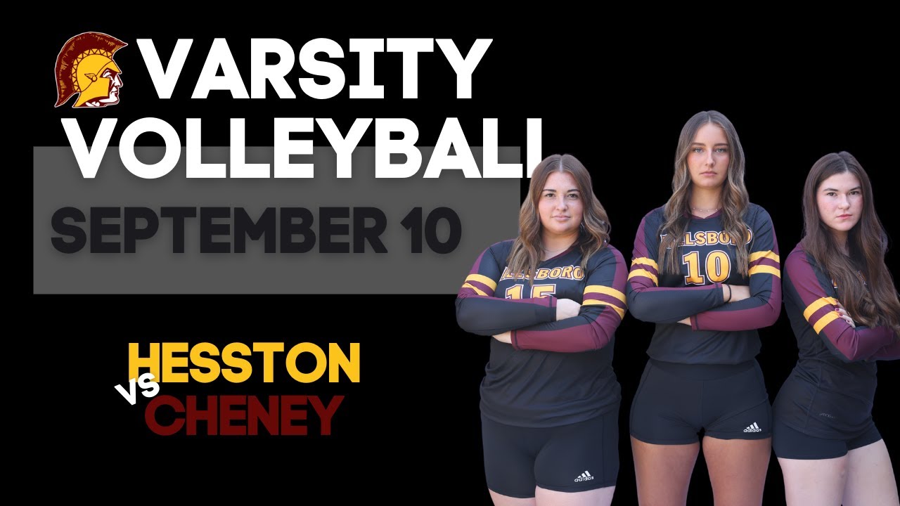 Varsity Volleyball - Hesston vs. Cheney - YouTube