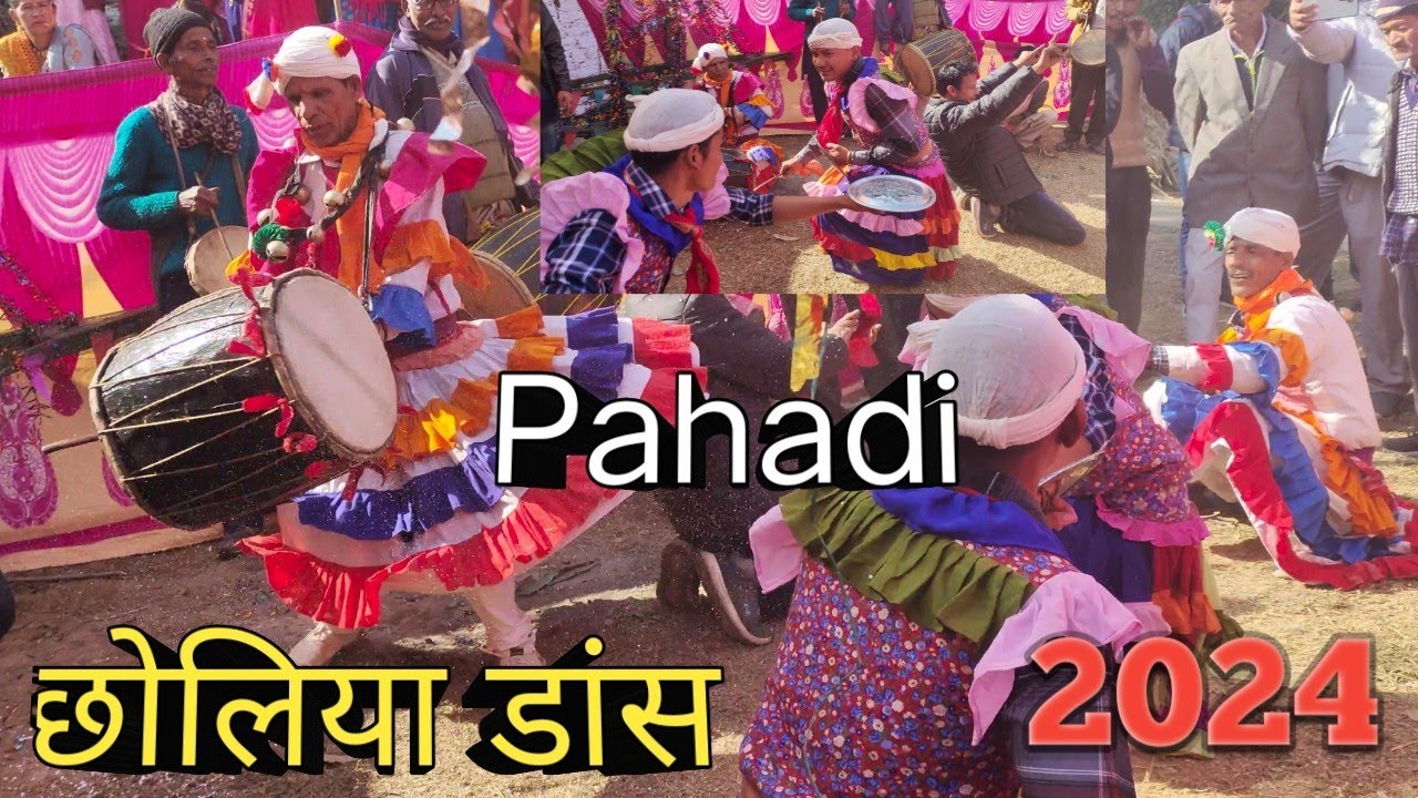 Pahadi Chholiya Dance 2024 ll Superhit Chholiya Dance of Uttarakhand ll ...