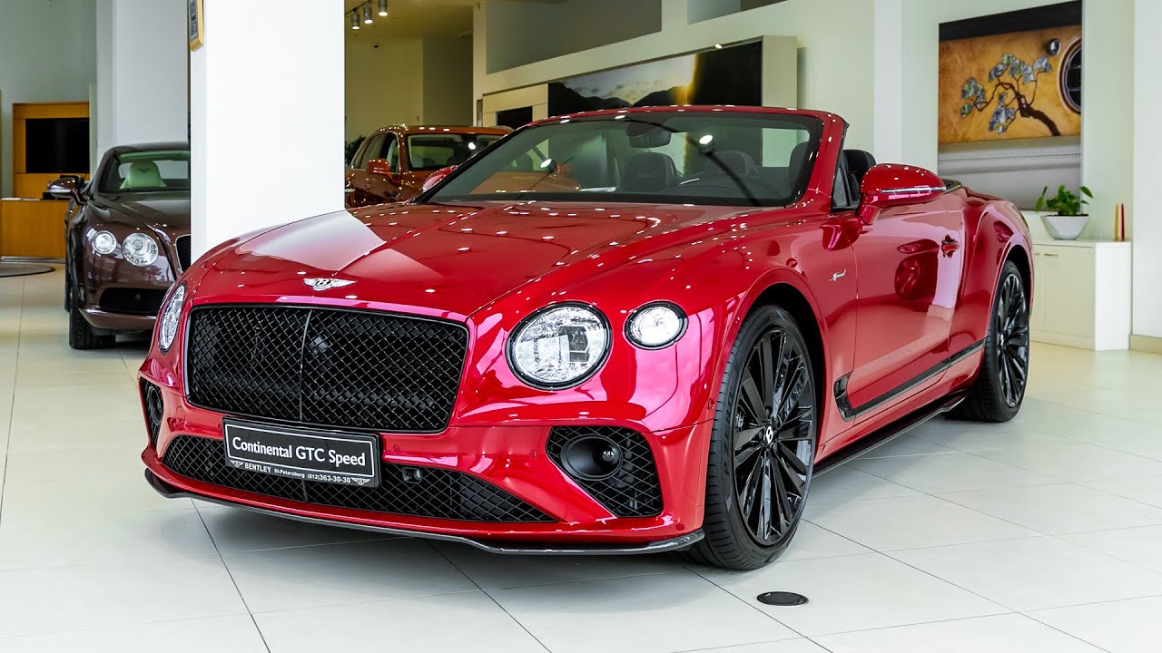Bentley Continental GTC Speed (Dragon Red) - YouTube
