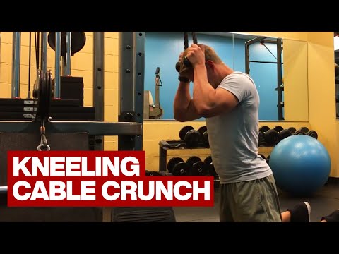 Kneeling Cable Crunch - YouTube