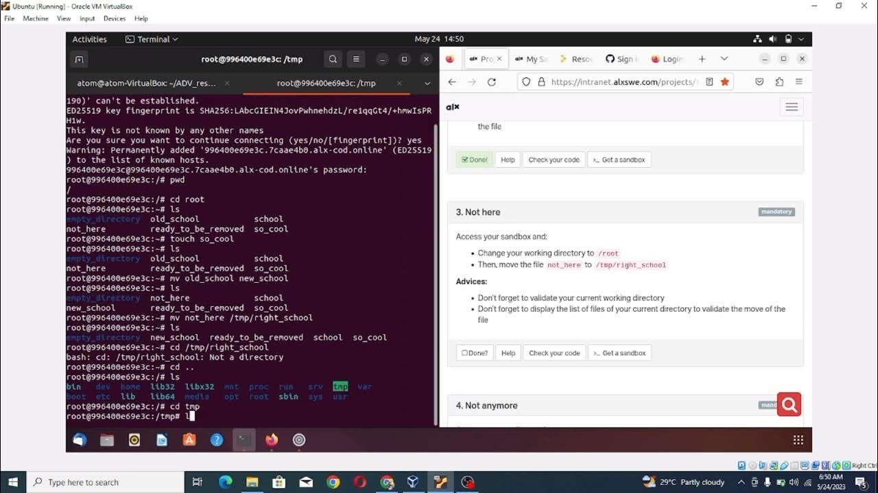 Alx Project: 0x00 Shell navigation - YouTube