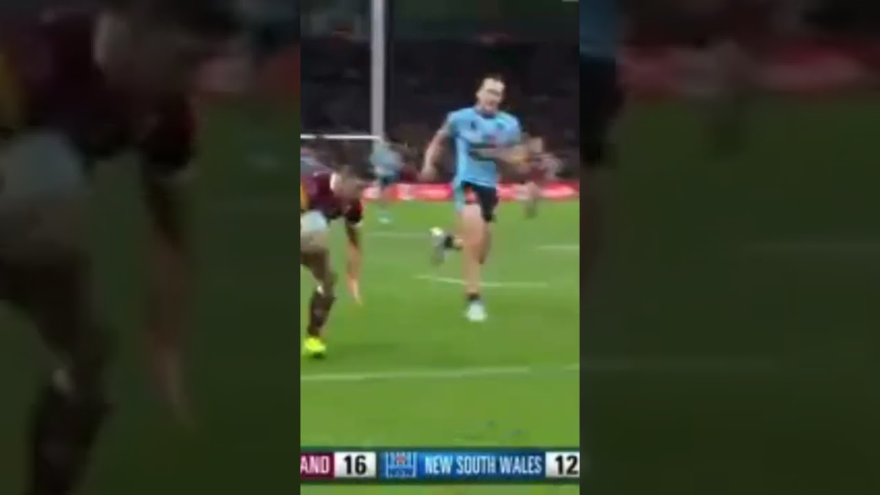 Ben Hunt Winning Try - Maroons2022 - YouTube