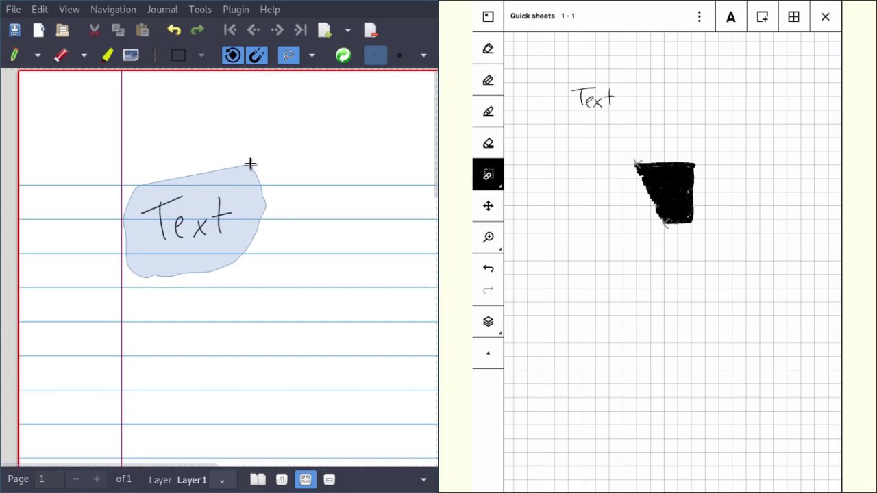 Efficient selections on the reMarkable - YouTube