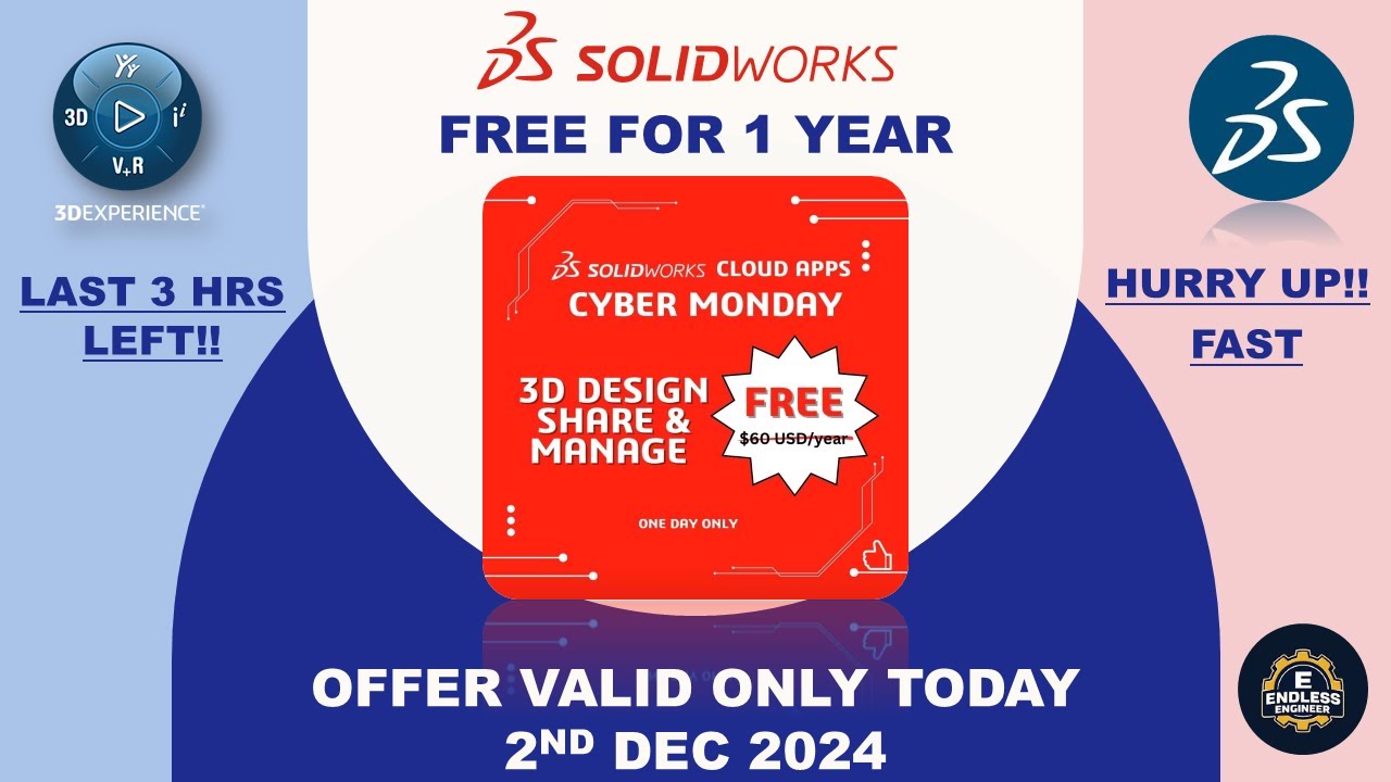 SOLIDWORKS Cloud Apps for Free worth $60 | 60€ | £48 | ₹6000 | Cyber ...
