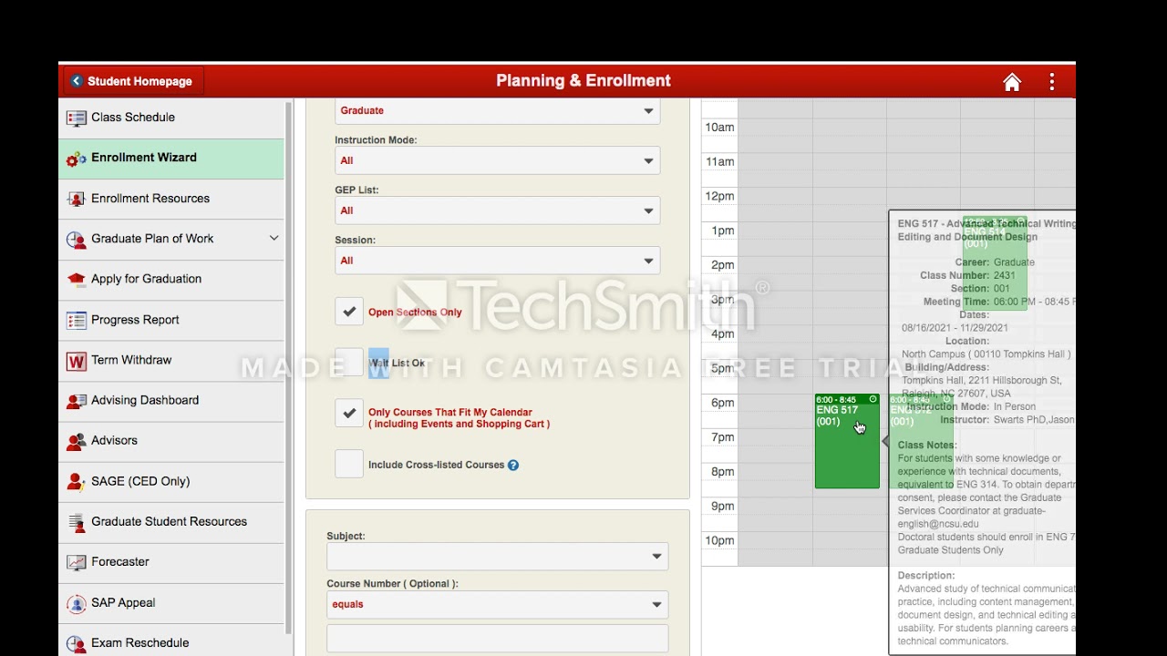 How to Enroll in a Course Using MyPack Portal (For New NC State ...