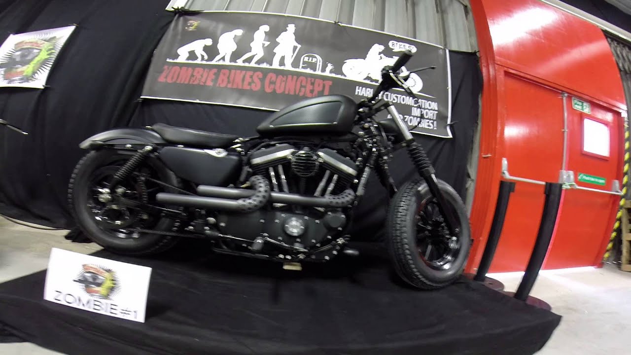 ZOMBIE#1 - Zombie Bikes Concept - Harley Modern Bobber - YouTube