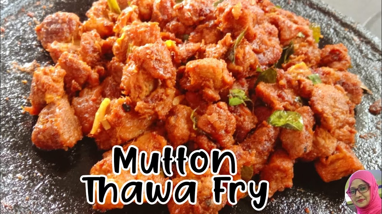 Mutton Fry Kerala Style || Mutton Dry Roast || How To Prepare Mutton ...