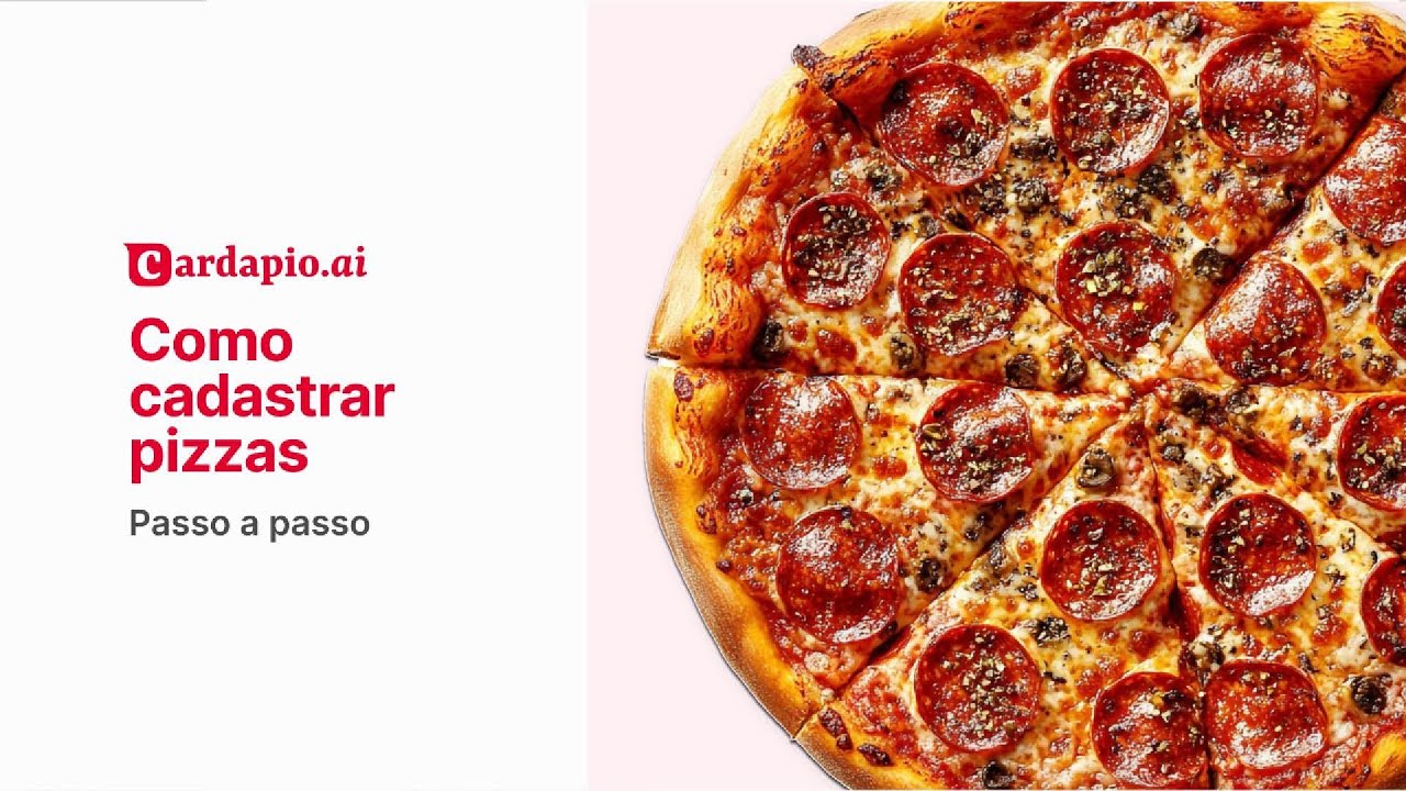 🍕 Como cadastrar pizzas, duplicar produtos e adicionais - YouTube