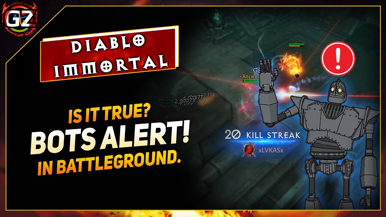BOTS Alert - Are They Real in Battleground? | Diablo Immortal - YouTube