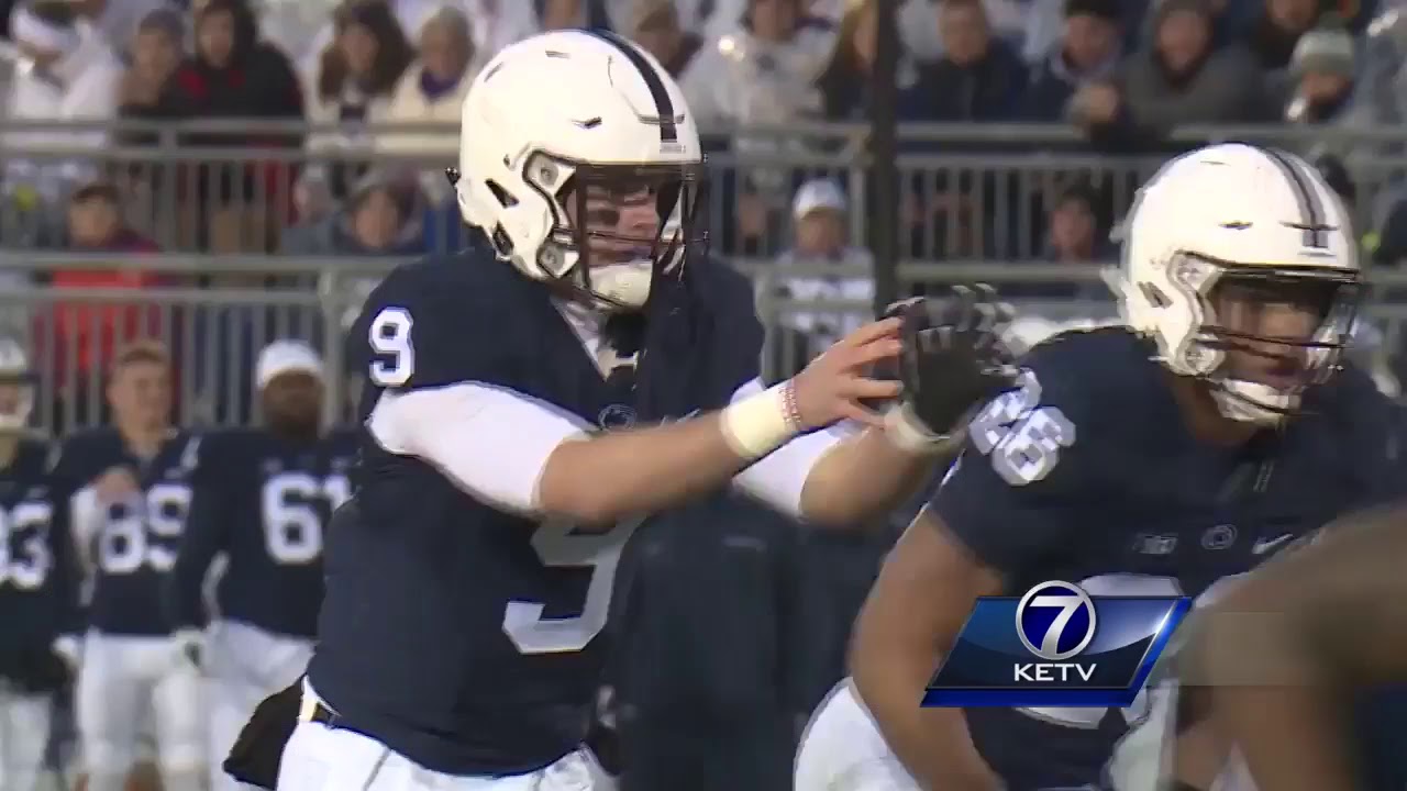 Huskers lose to Penn State, 56-44 - YouTube