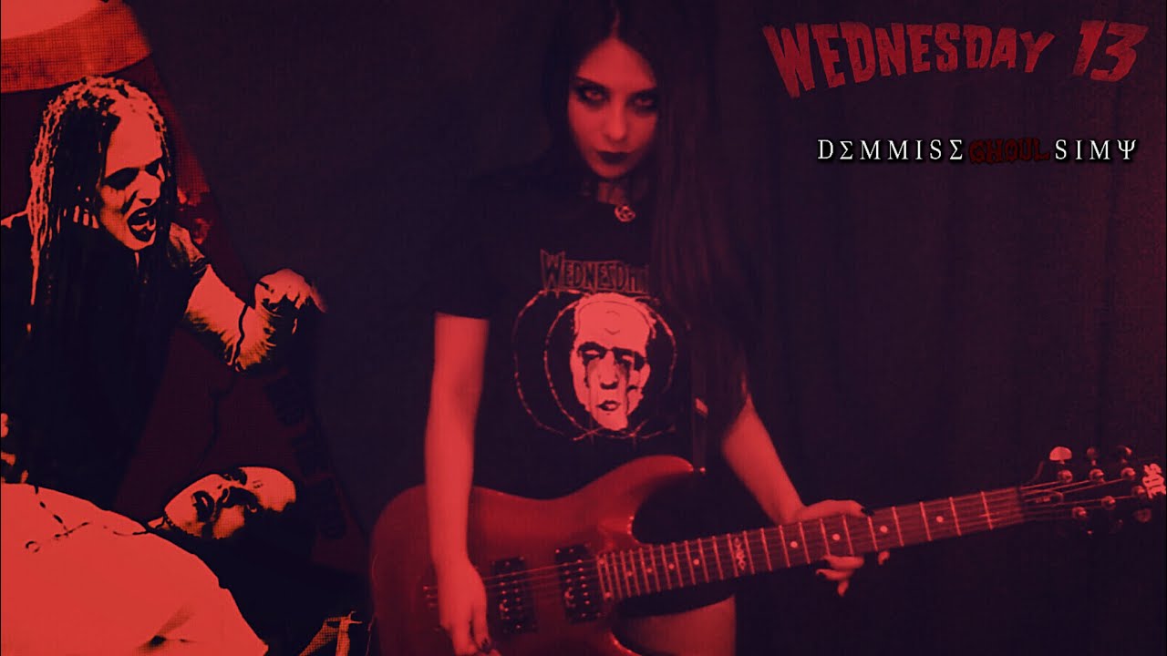 WEDNESDAY 13 - Haunt me ( GUITAR COVER ) 🎸 | Demmise Ghoul Simy - YouTube