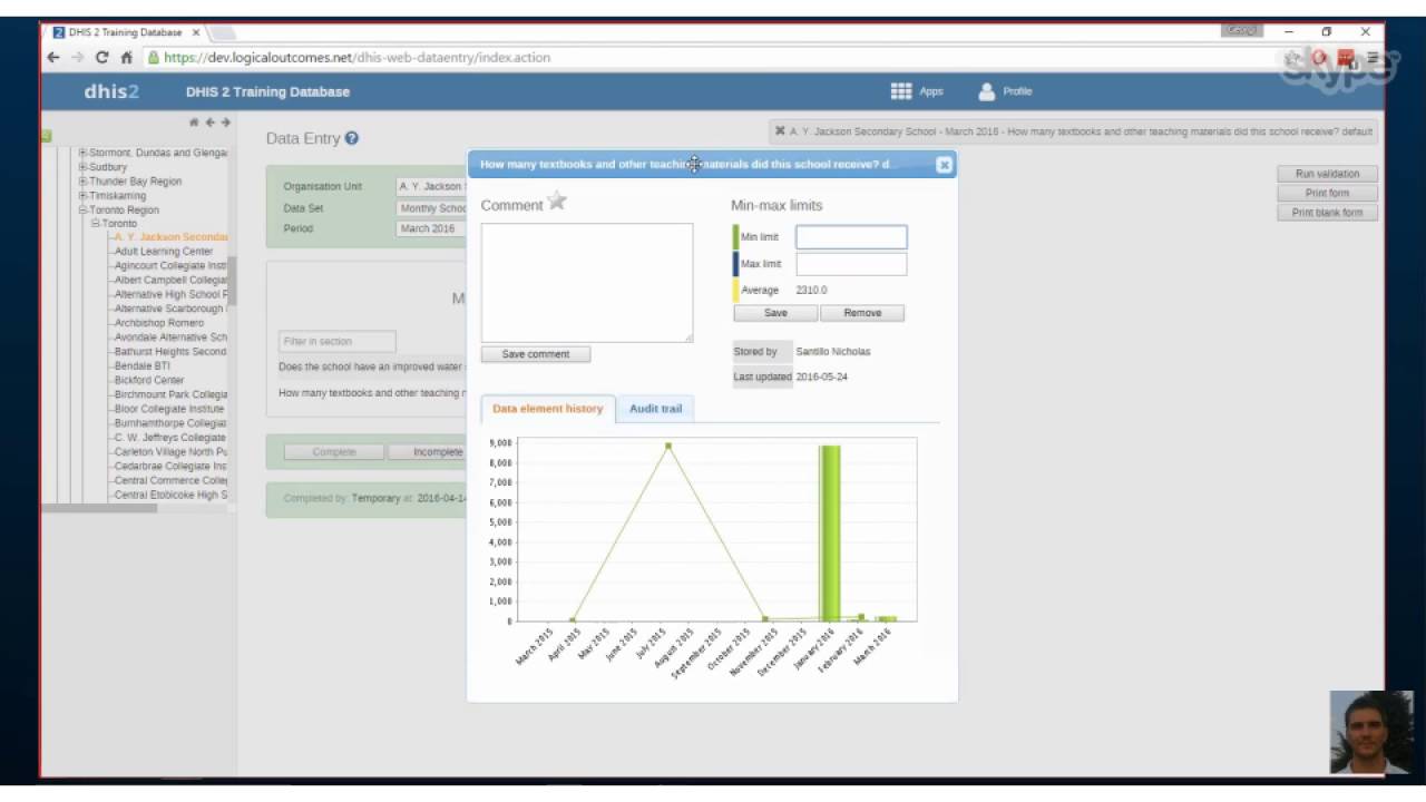 DHIS2 Assignment: Setting MinMax limits - YouTube