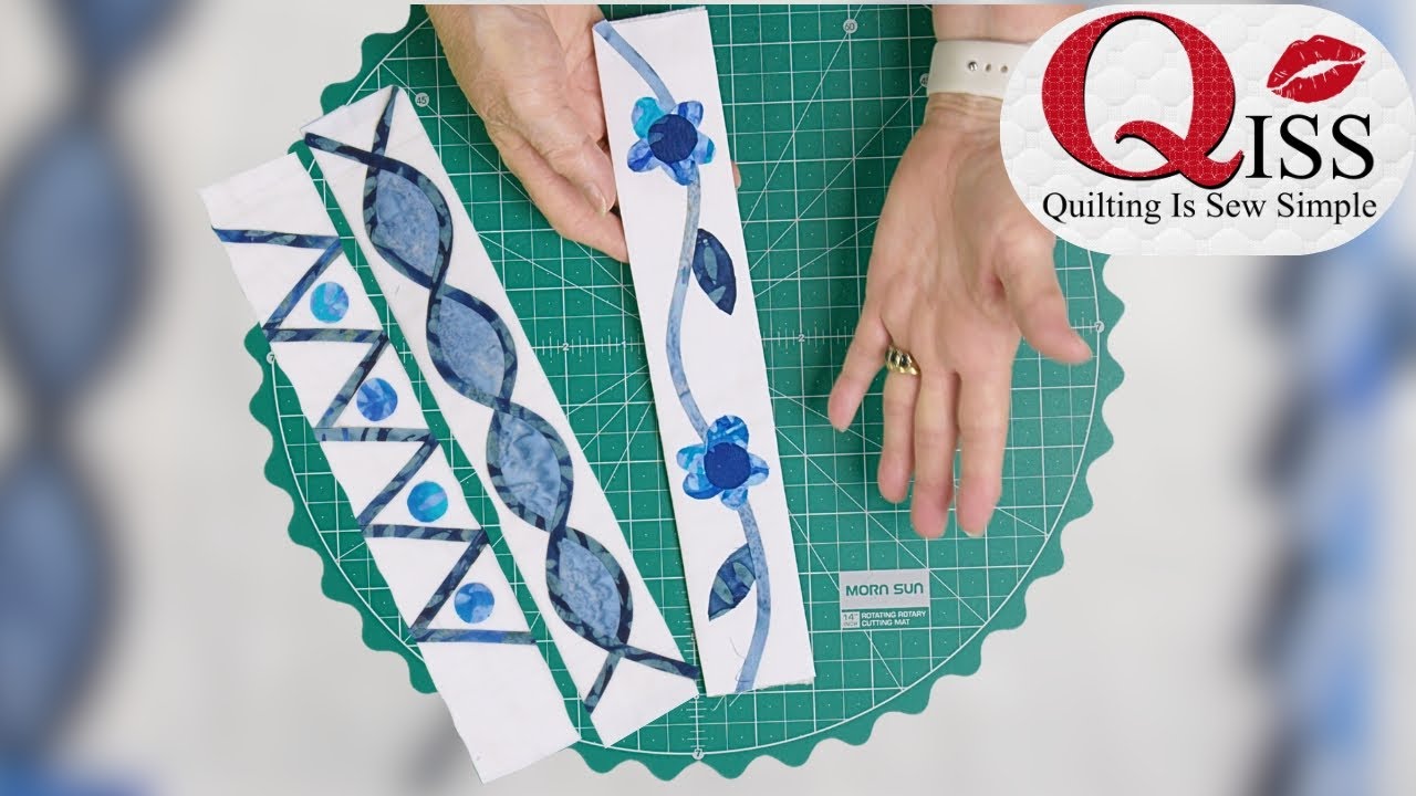 Make Beautiful Quilt Sashings with Applique // QISS EP11 - YouTube