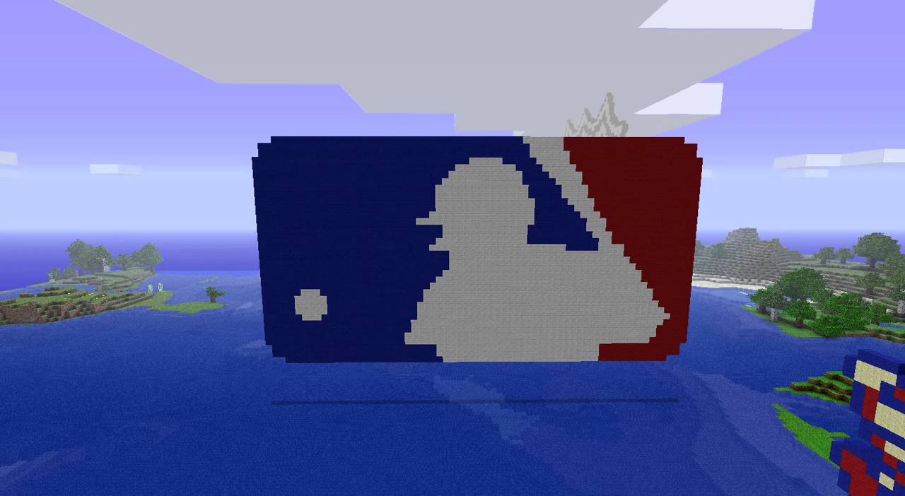 Minecraft Creations: MLB Logo - YouTube