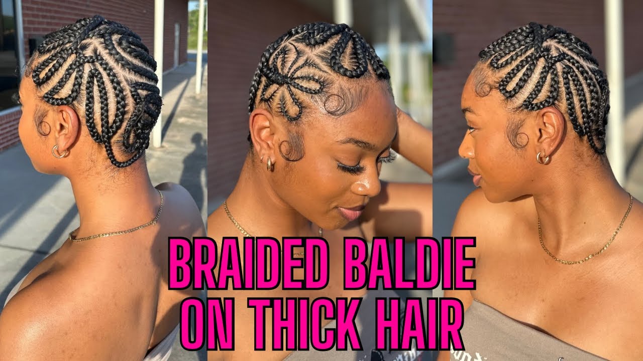 🦋Braided Baldie Viral Style🦋 - YouTube