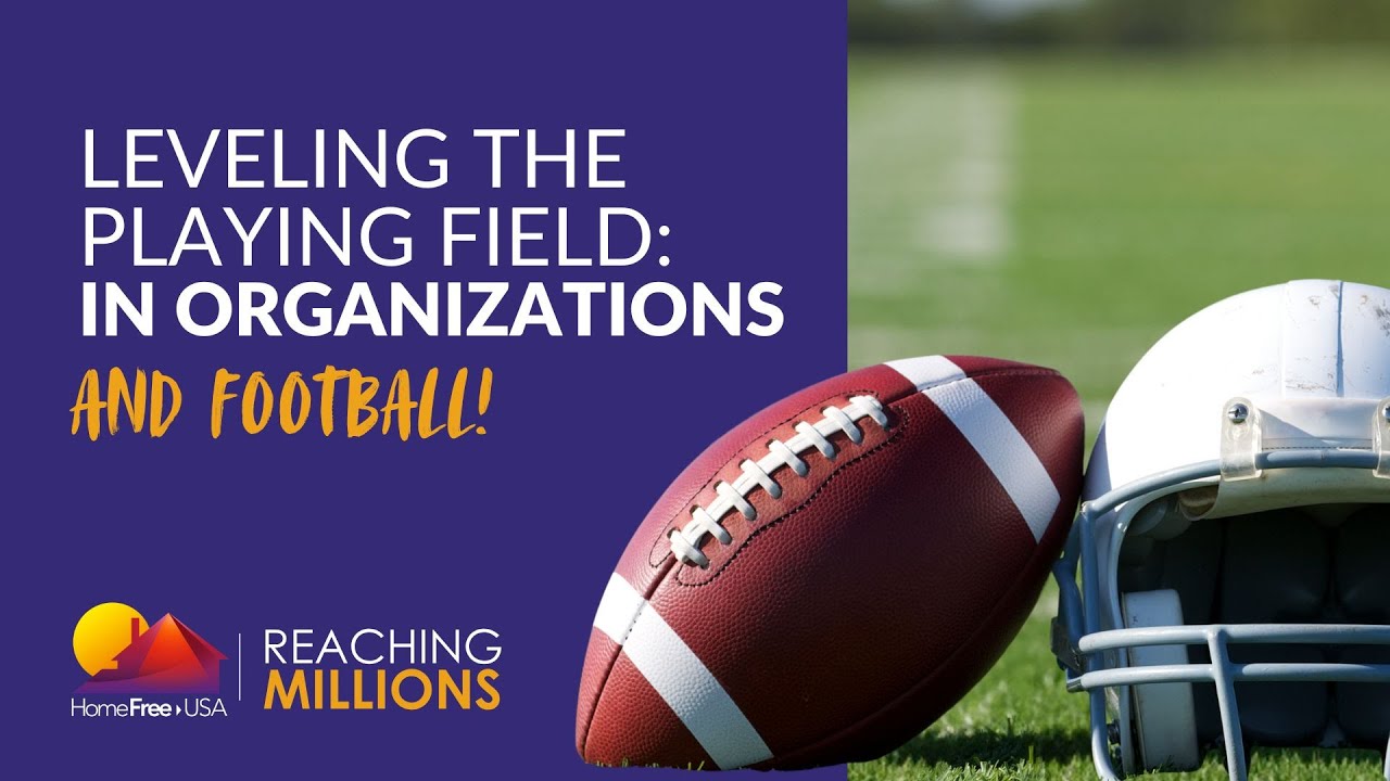 Leveling the playing field...in organizations and football - YouTube