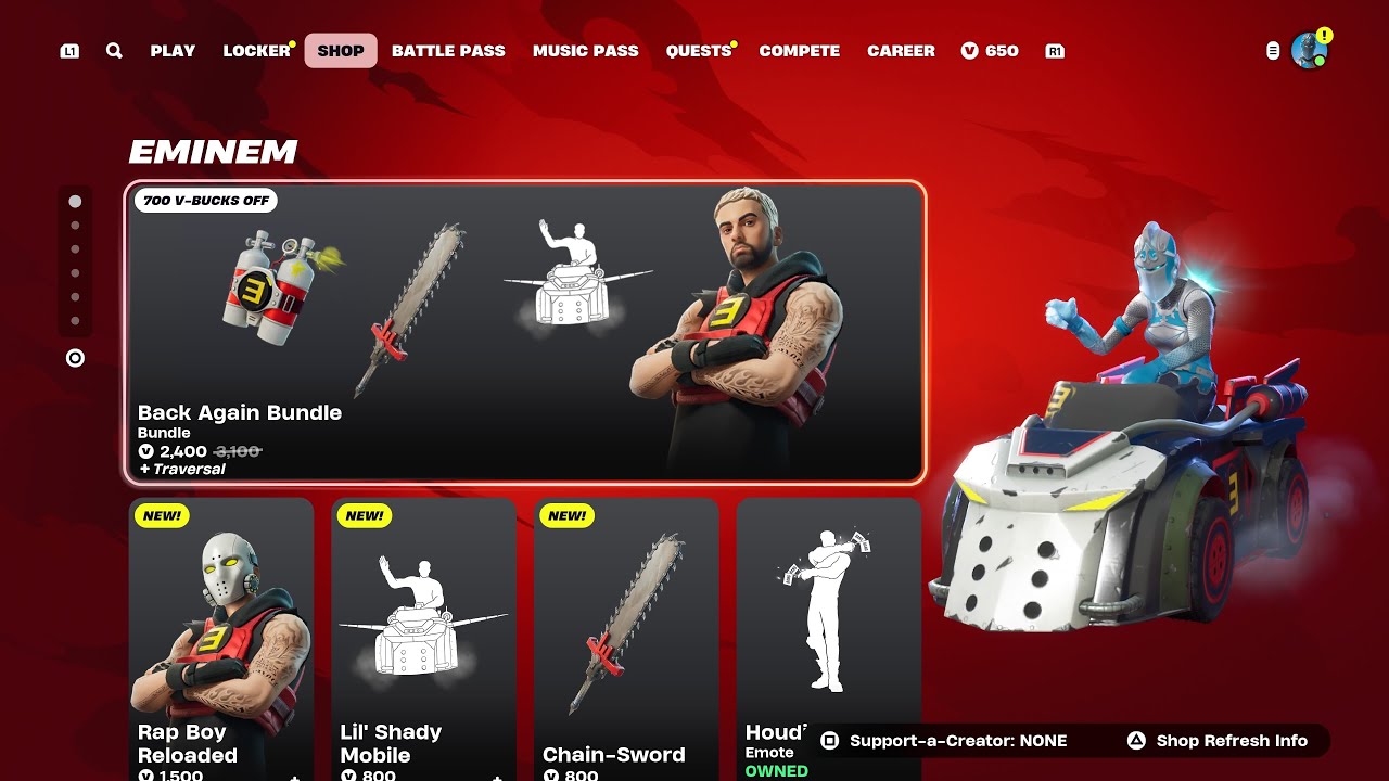 * Eminem Rap Boy Reloaded Is Here 🔥🔥*Fortnite Item Shop (Nov 6th 2024 ...