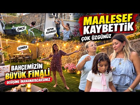 MAALESEF KAYBETTİK❤️‍🩹BAHÇEMİZİN BÜYÜK FİNALİ🥳BU DEĞİŞİME İNANAMAYACAKSINIZ😱