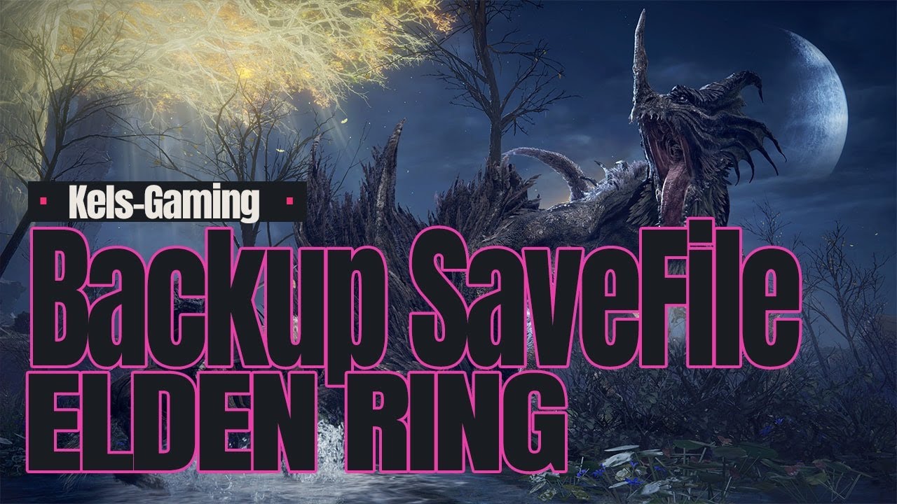Elden Ring How to Back up Save file manually - YouTube