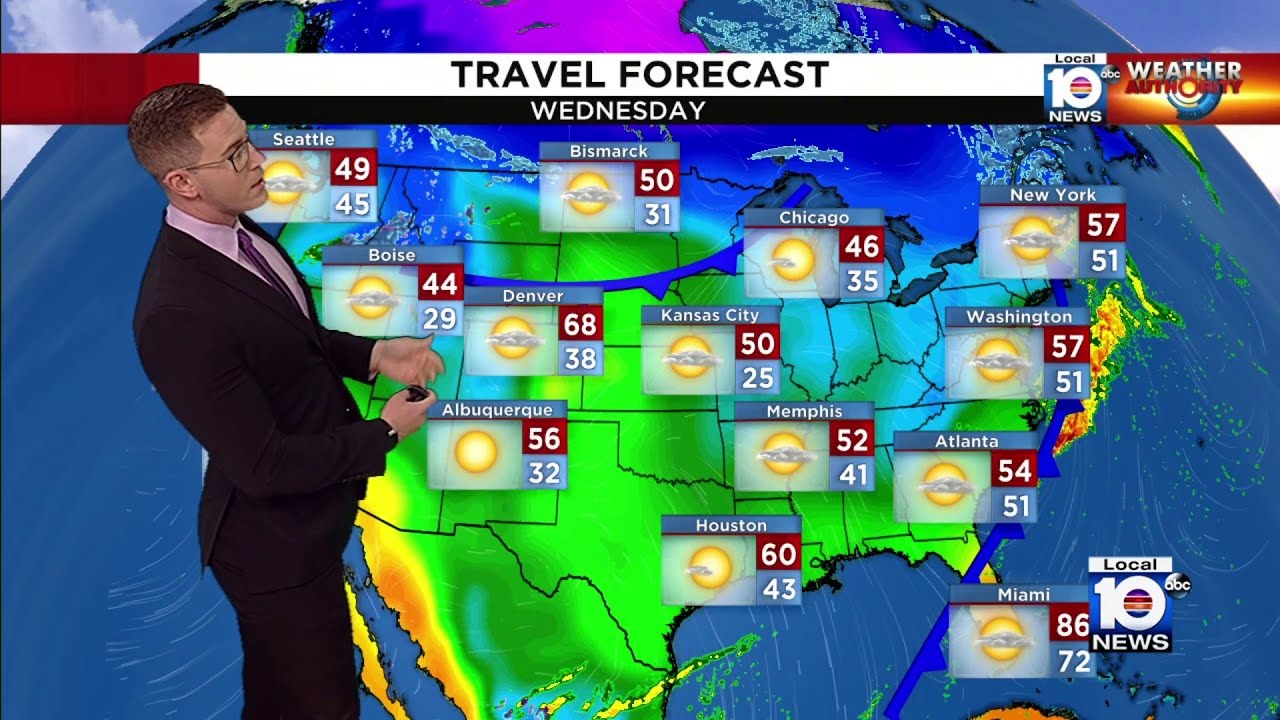 Weather travel alert applies to northeast flights - YouTube