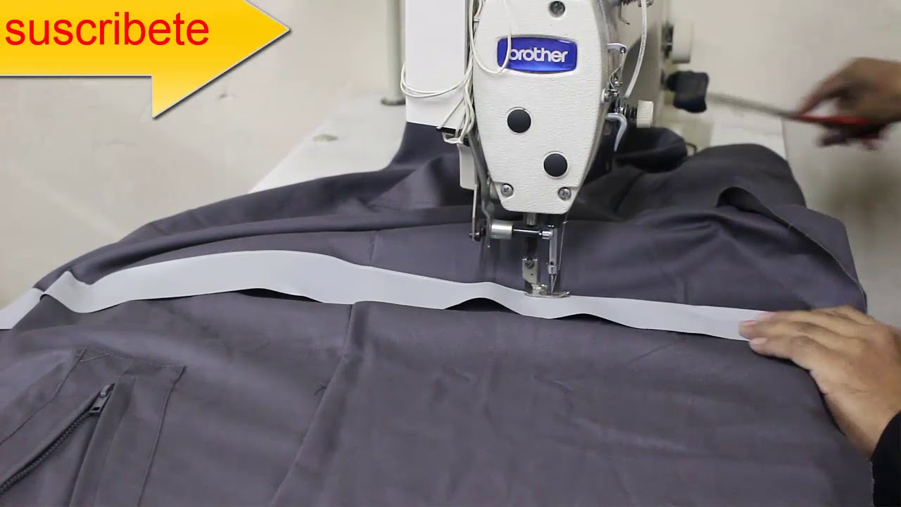 como pegar cinta de reflectante a un overol - YouTube