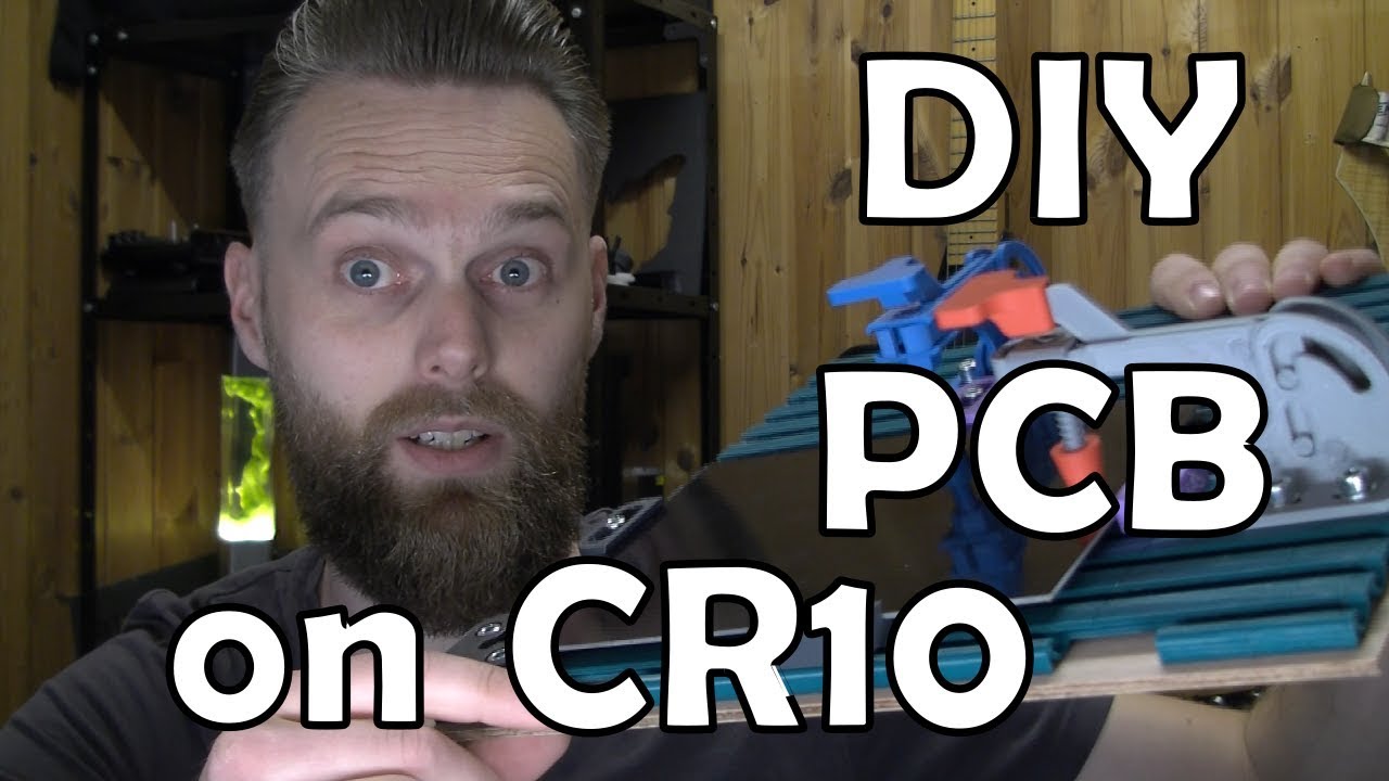 DIY PCB on Creality 3D printer - YouTube