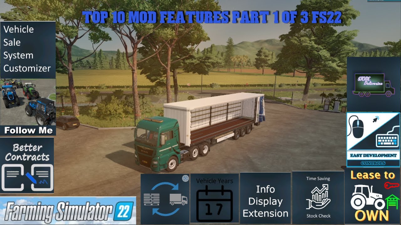 FS22 TOP 10 MOD FEATURES PART 1 OF 3 - YouTube