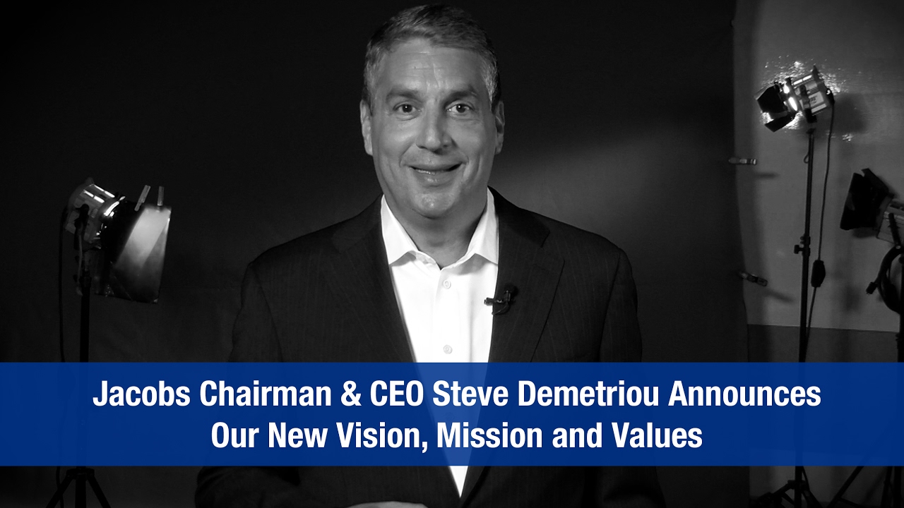 Jacobs Announces New Vision, Mission and Values - YouTube