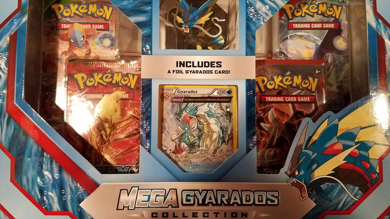 Pokemon TCG Unboxing: Opening 2 Mega Gyarados Collection Boxes! *FALL ...
