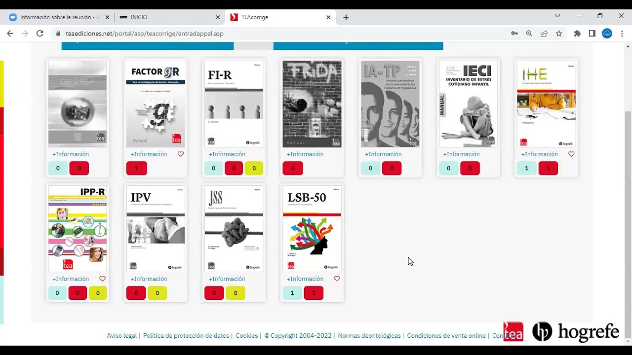 Tutorial. Informe online. Como funciona. TEA Corrige - YouTube
