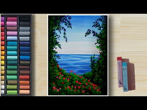 Tricks to Draw Meadow Flowers (step by step) Tutorial - Soft Pastel ...